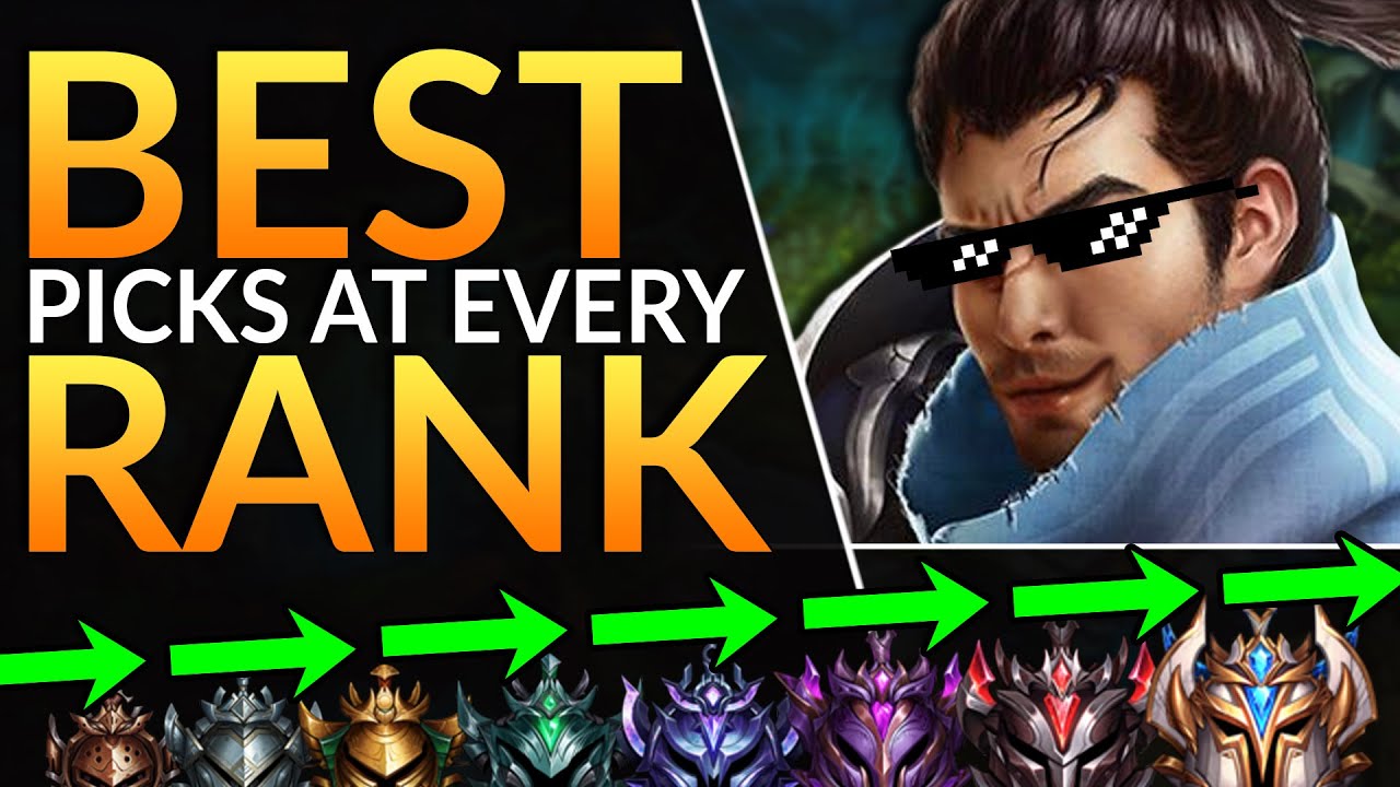 #1 BEST CHAMPION to MAIN at EVERY RANK - Pro Tips and Tricks for Season ...