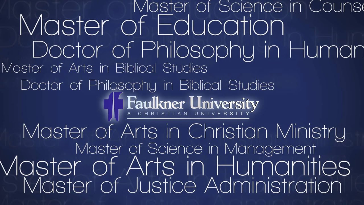 Faulkner University Graduate Programs - YouTube