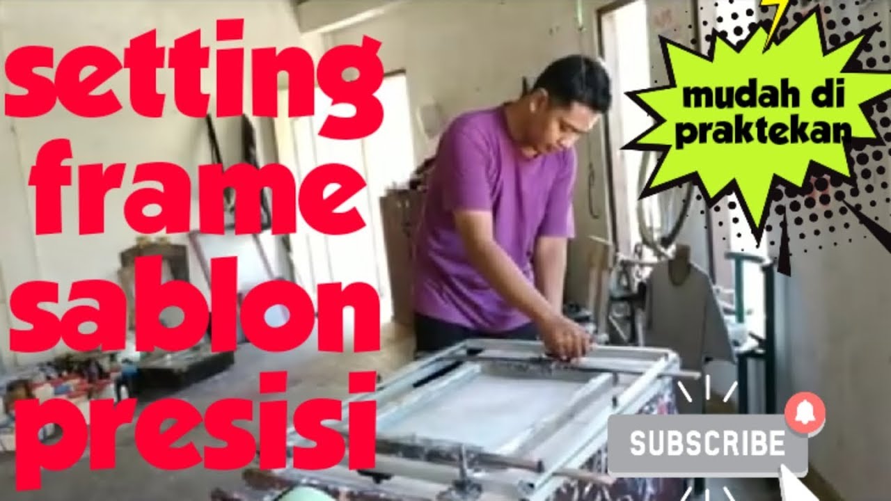 CARA SETTING FRAME SABLON - YouTube