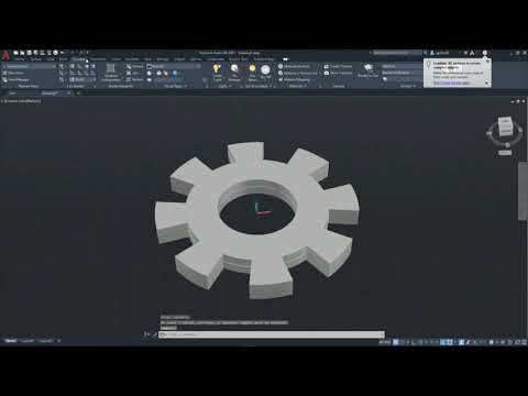 autocad dişli çark modelleme