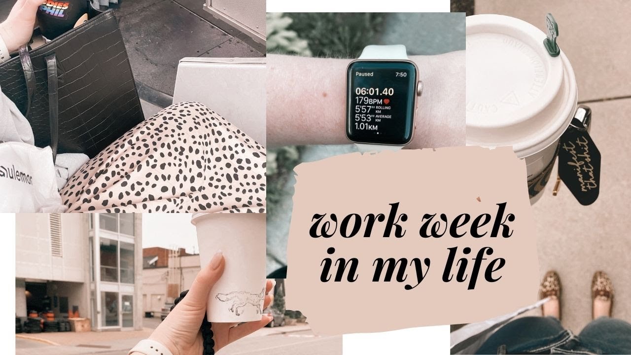 work week in my life | 9-5 office job life - YouTube
