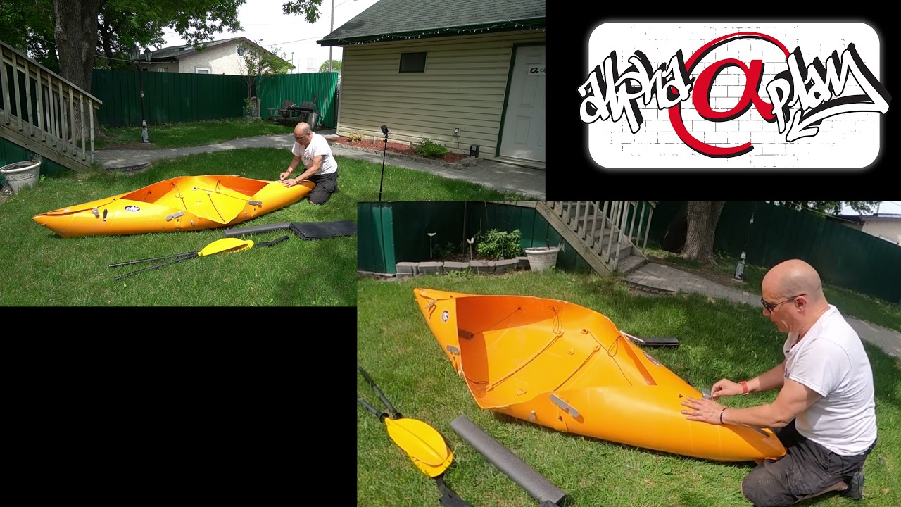 Tucktec Version 2 ECO Foldable Kayak set up! - YouTube