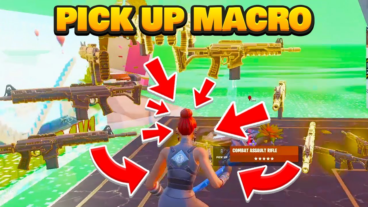 How to get a Pickup Macro in Fortnite Chapter 5 (Educational ONLY ...