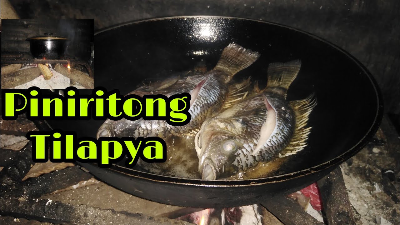 Nag luluto ako ng Piniritong tilapya at Pansit canton... yummy ...