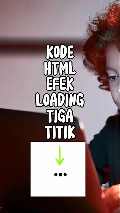 Kode HTML Untuk Membuat Efek Loading #arozebuayt #html #education - YouTube