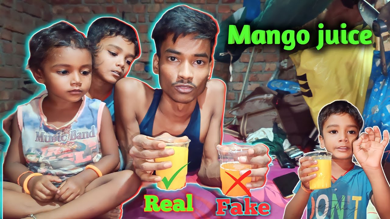 Mango Juice 🥭 garib chandan vlog आम का जूस 🍹 mango juice recipe - YouTube