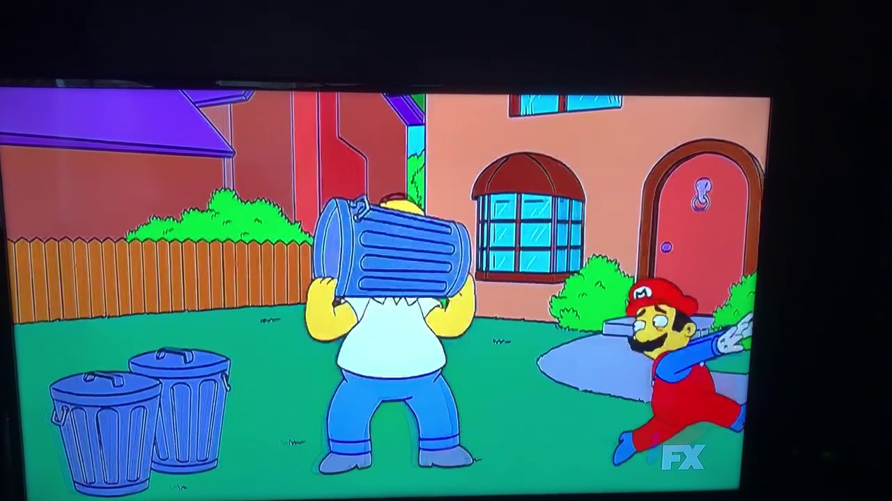 Homer Simpson as Donkey Kong - YouTube
