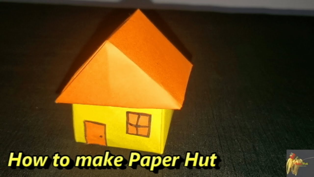 How To Make Easy Paper House / Paper Craft Ideas / Paper Craft Easy ...