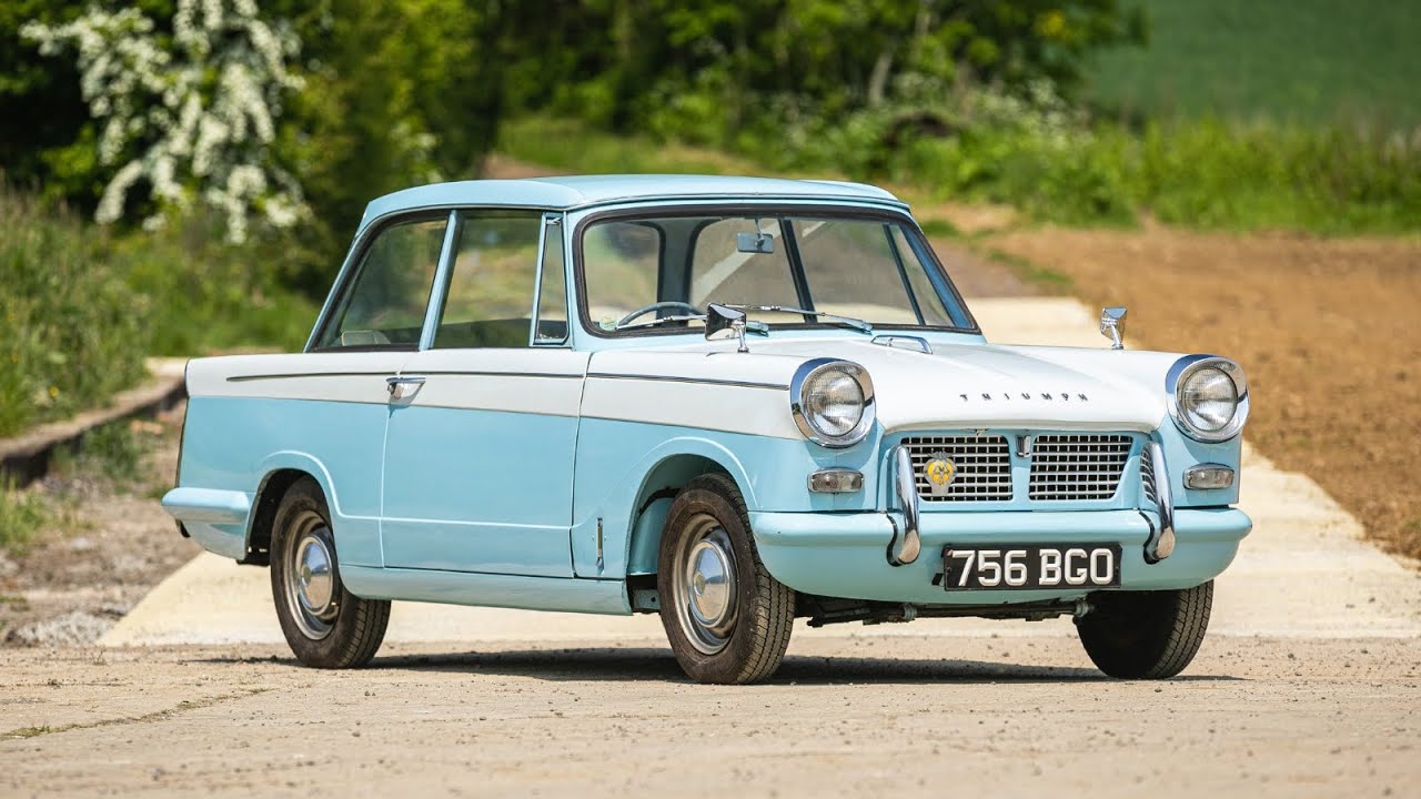 1960 Triumph Herald 948 Saloon - YouTube