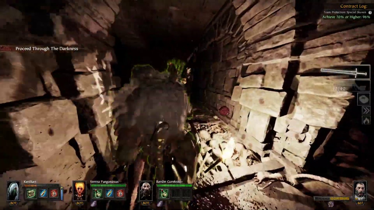 Vermintide - Dungeons Juggernaut Nightmare (Kruber Executioner Sword ...