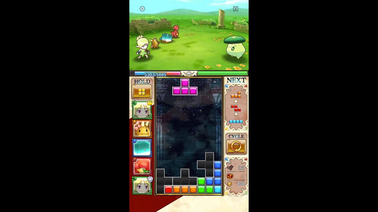 Tetris Monster（テトリス モンスター） RPG First Gameplay - YouTube