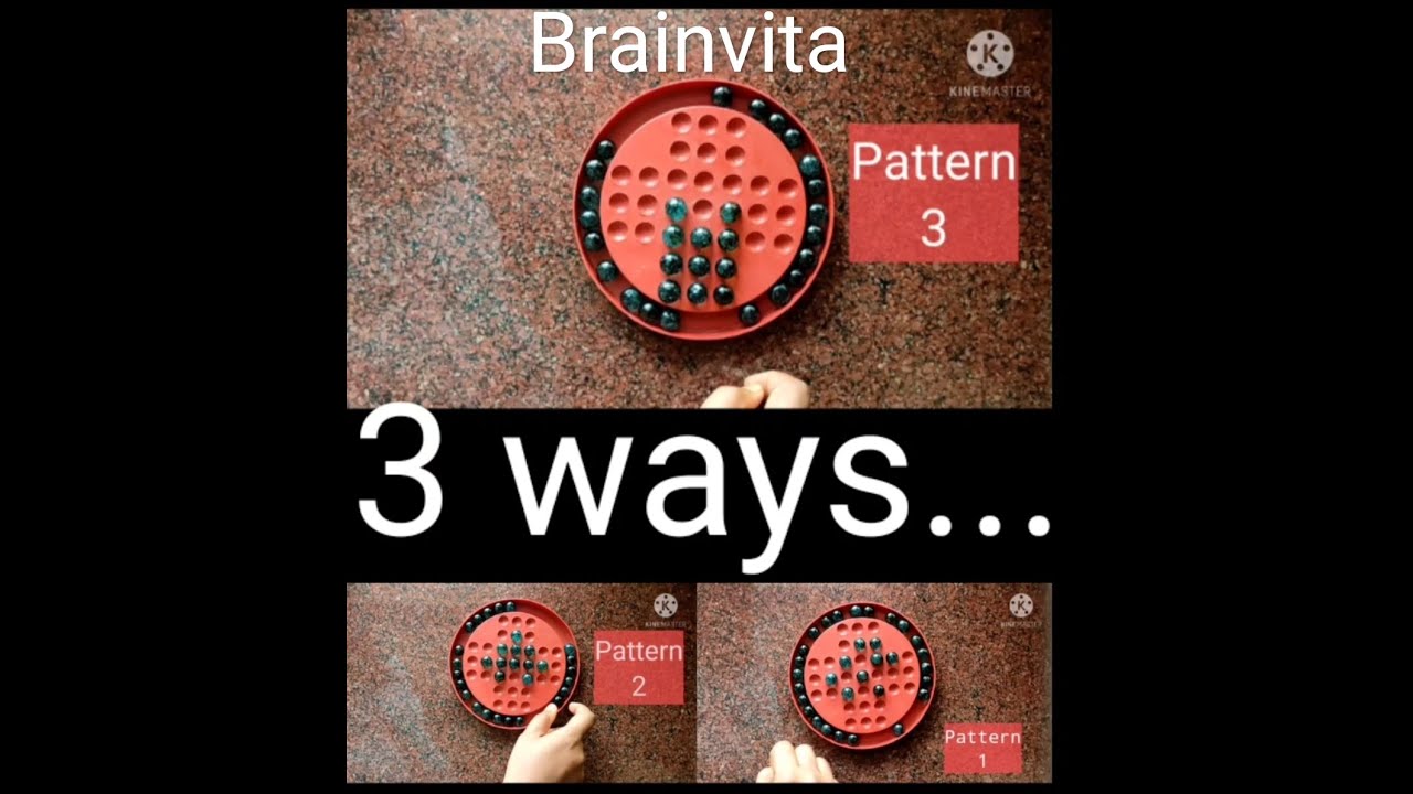 How to solve Brainvita board game in 3 different ways - YouTube