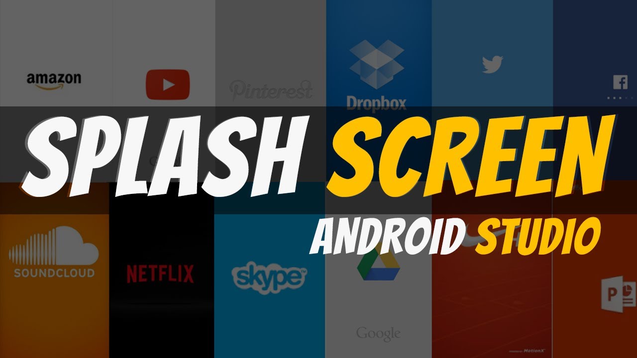 How to create Splash Screen (Welcome) in Android Studio 2020 by Kamran ...