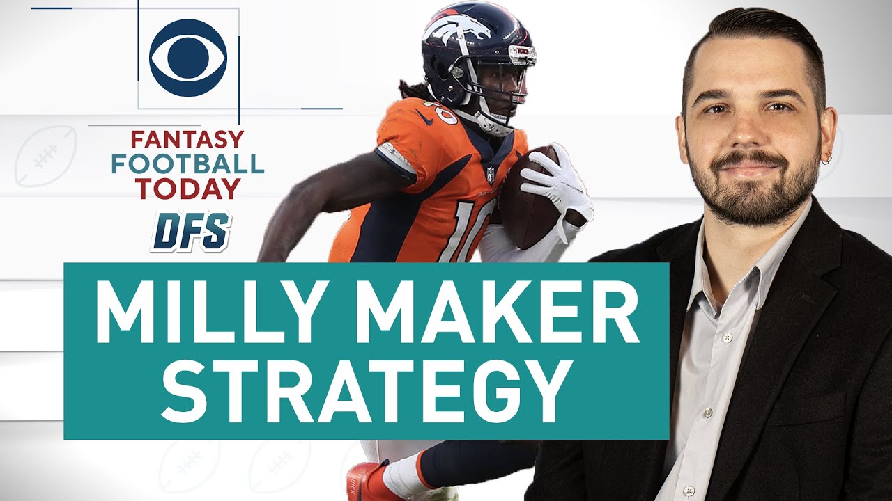 HOW TO WIN THE MILLY MAKER: NFL STRATEGY, BEST STACKS, WEEK 1 PICKS ...