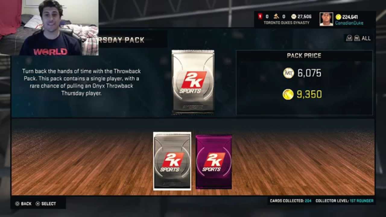 NBA2K15: 200K VC Pack Opening & 2X Onyx Pulls! - YouTube