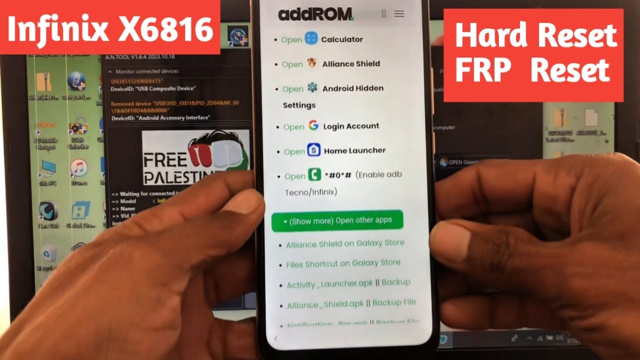 Infinix X6816 Hot 12 Play Android 11 Hard Reset and FRP Bypass New ...