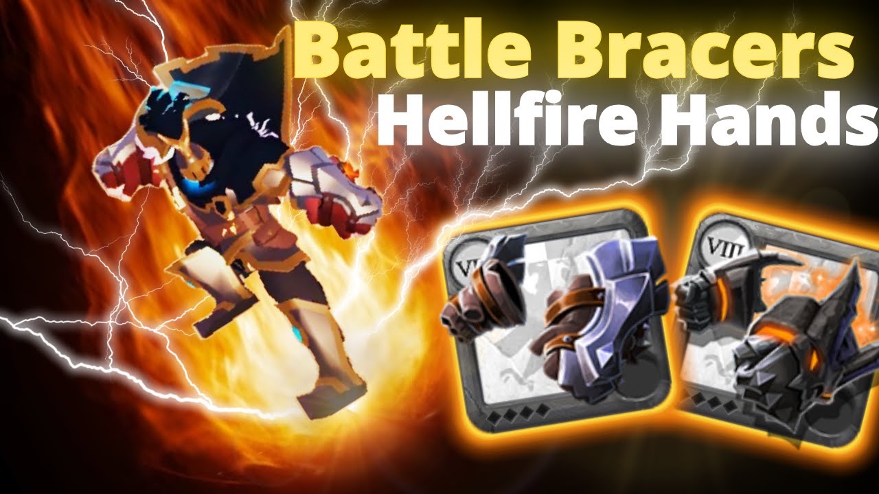 🔥Battle Bracers & Hellfire Hands🔥 Peleando a Gankers y Grupos en Albion ...