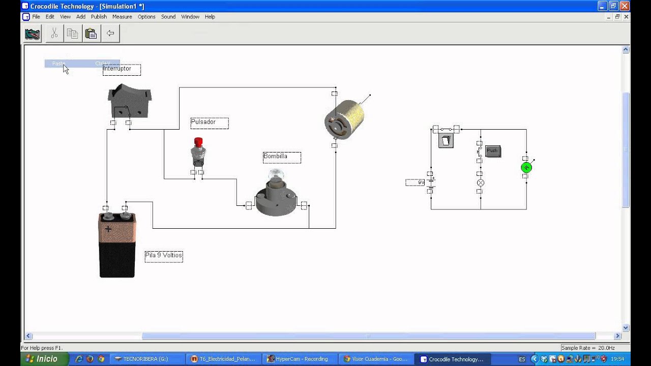 Uso básico de Crocodile Technology - YouTube