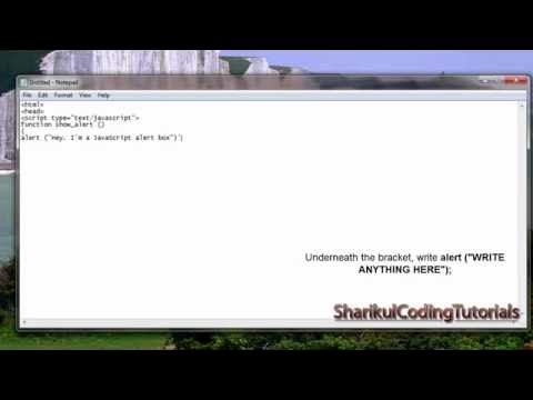 Javascript alert box - Notepad tutorial - YouTube.mp4 by chandan - YouTube