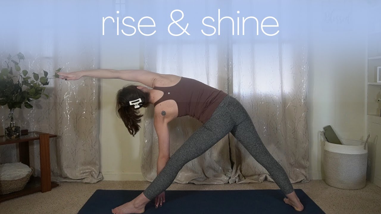 Feel Good Morning Yoga Flow | 15 Minute Yoga to Rise & Shine - YouTube