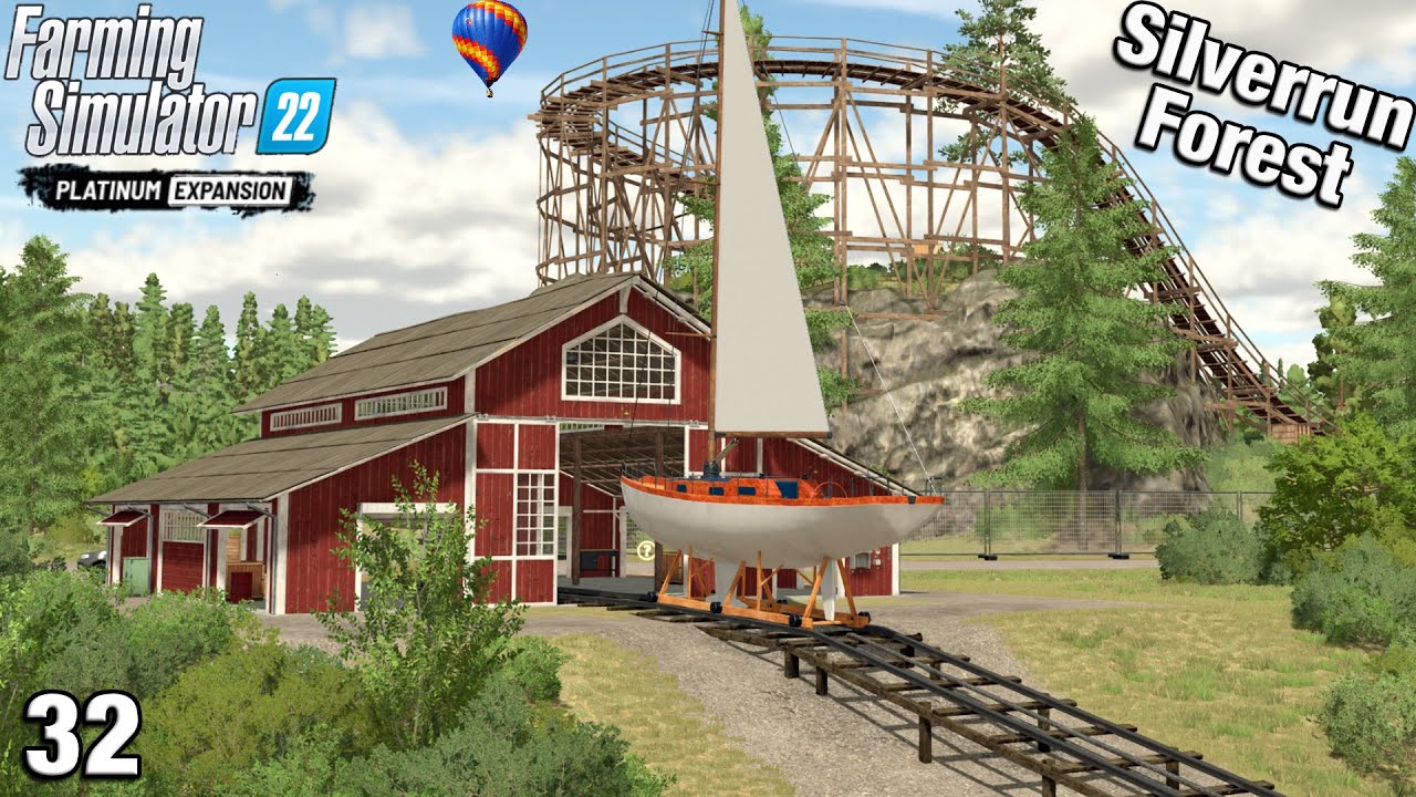 OUR BOAT HAS LAUNCHED! - Farming Simulator FS22 Silverrun Forest Ep 32 ...