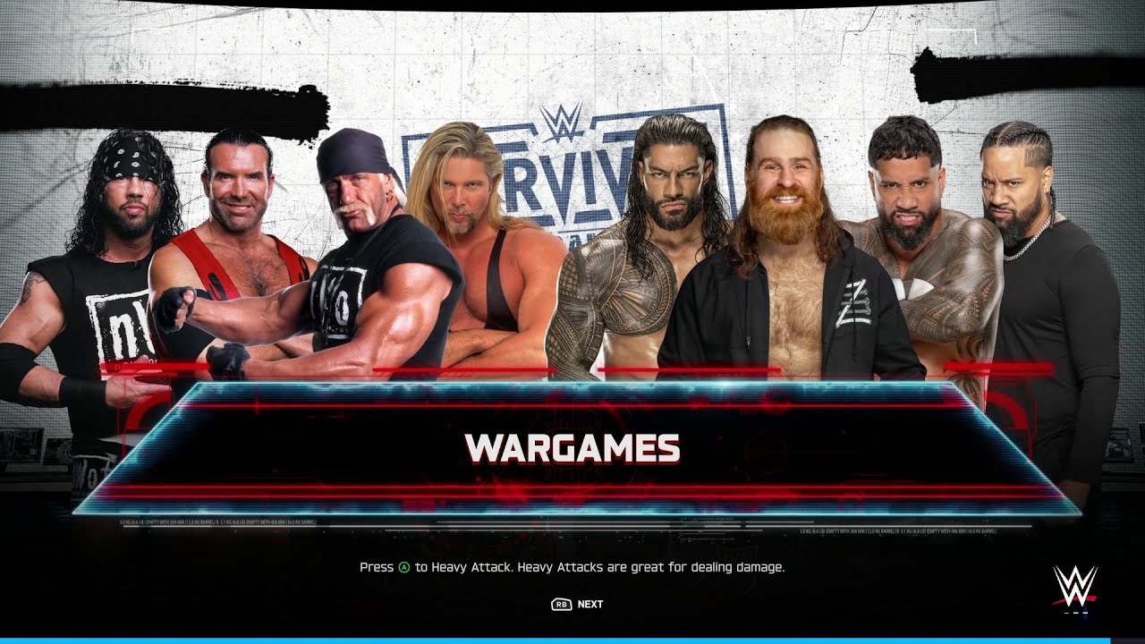 WAR GAMES MATCH THE OG BLOODLINE VS. NEW WORLD ORDER (nWo) WWE 2K25 ...