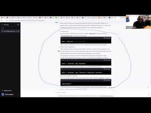 Learning Python,R, SAS, STATA Codes With CHATGPT - YouTube