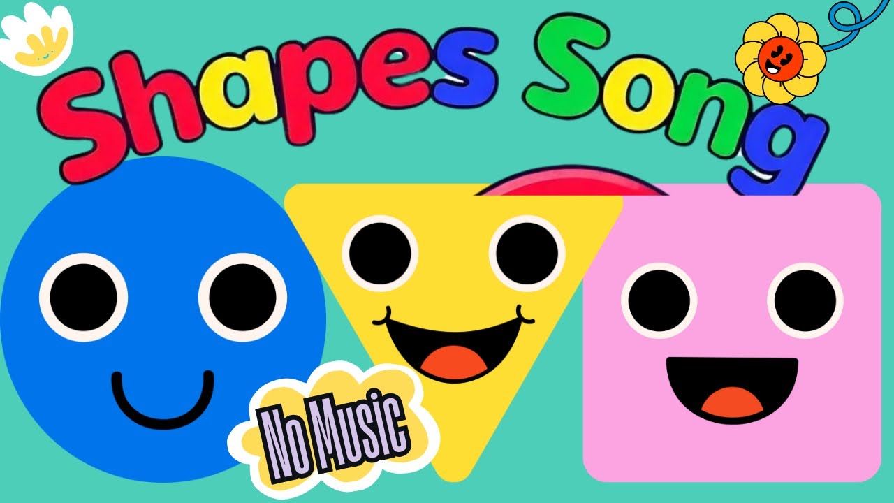 The Fun Shapes Song Without Music| Discovering Shapes| Let’s Learn ...