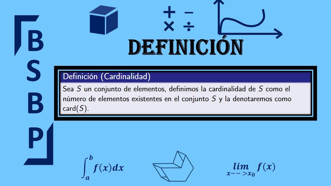 Cardinalidad | Definición | Conjuntos |Espacios vectoriales - YouTube