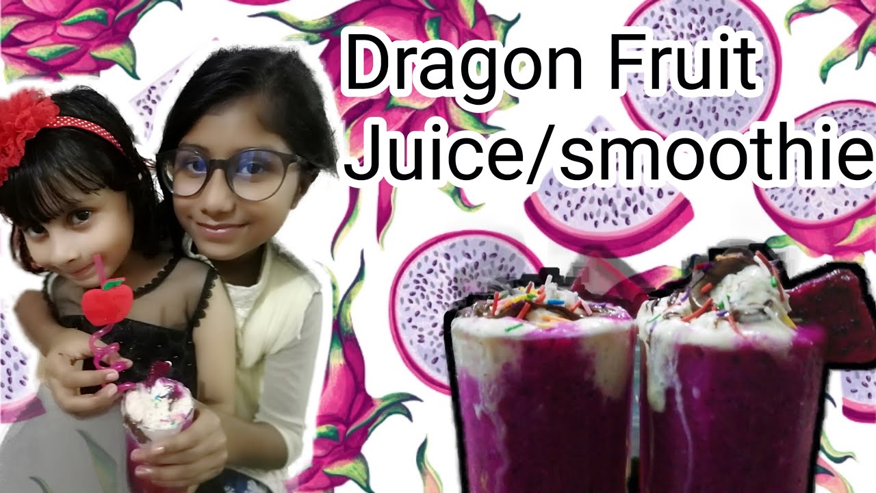 Dragon Fruit Recipe │How to make Dragon Fruit Juice│Dragon Fruit Juice | Joyee's World - YouTube