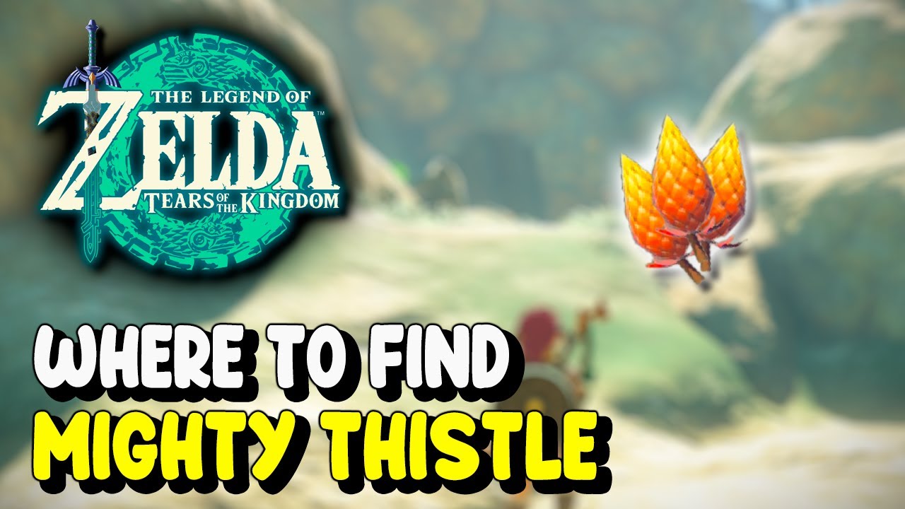 Zelda Tears of the Kingdom MIGHTY THISTLE LOCATION - YouTube