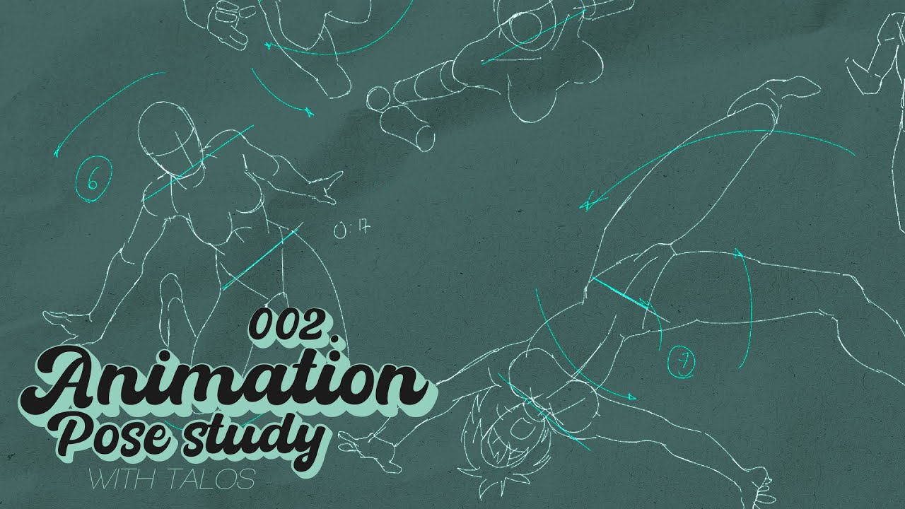 Animation pose study 002. - YouTube