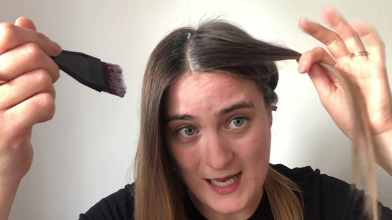 Colour retouch for hairline tint - Home tutorial - YouTube