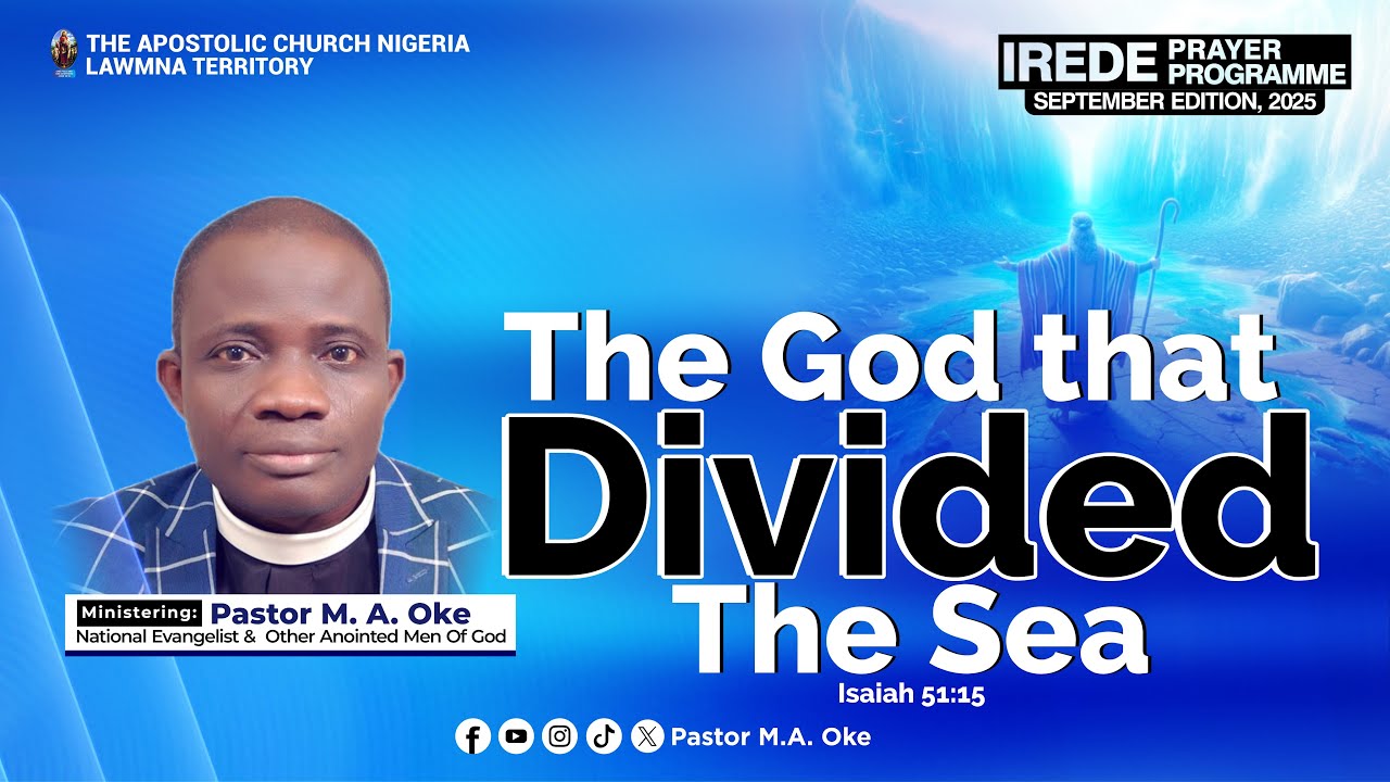 IREDE PRAYER PROGRAMME || SEPTEMBER EDITION, 2025 - YouTube