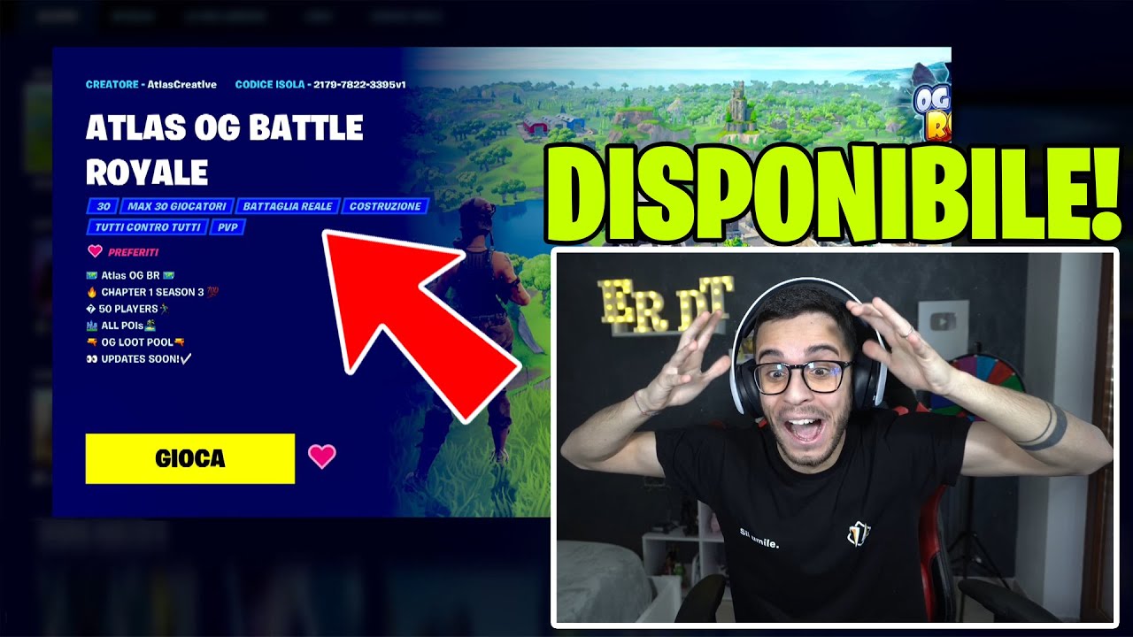 🤩 LA MAPPA DEL CAPITOLO 1 E' ORA DISPONIBILE!! | LA MIA REAZIONE - YouTube