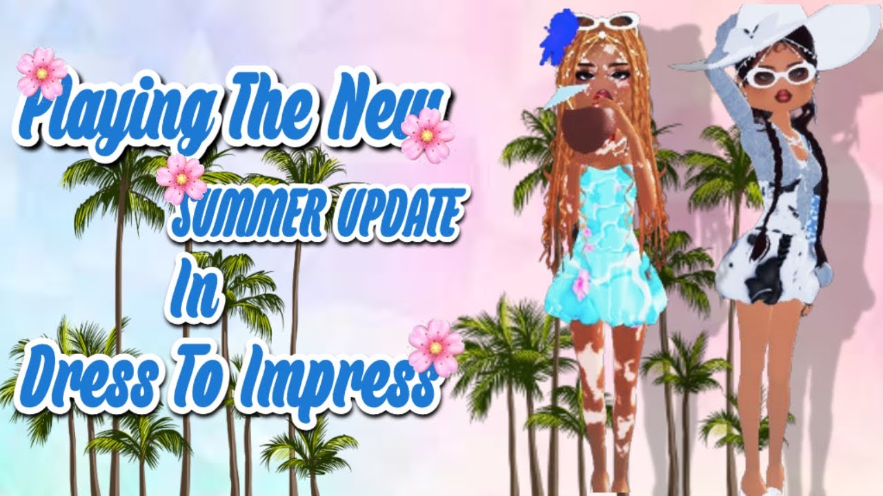 Playing The Dress to Impress Summer Update | New codes and Items - YouTube