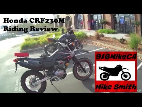 Honda CRF230M Riding Review - YouTube