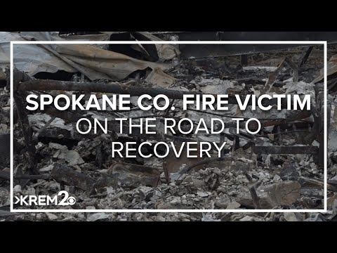 Spokane Co. fire victim recovers after severe burns - YouTube