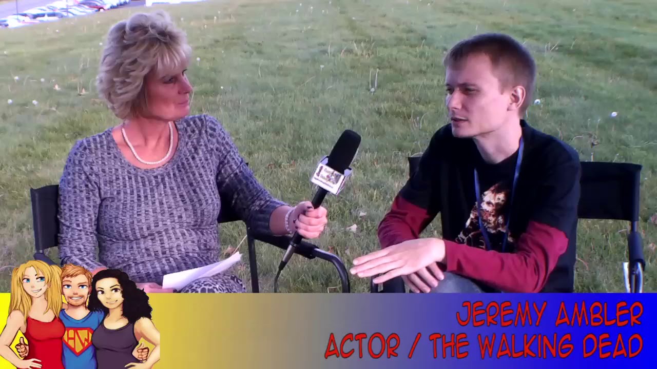 Walking with The Walking Dead with Actor Jeremy Ambler interview on the ...