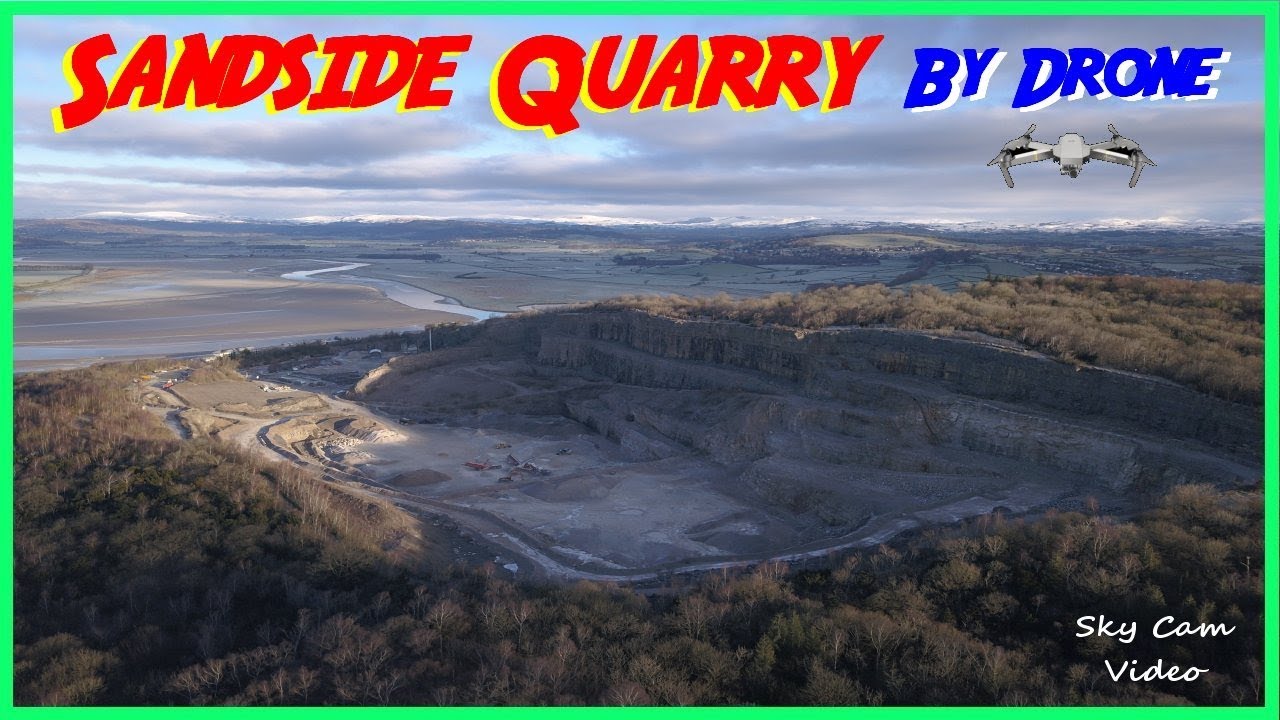🌏👷 SANDSIDE QUARRY FROM ABOVE👷....(Milnthorpe) A Rare Glimpse - YouTube