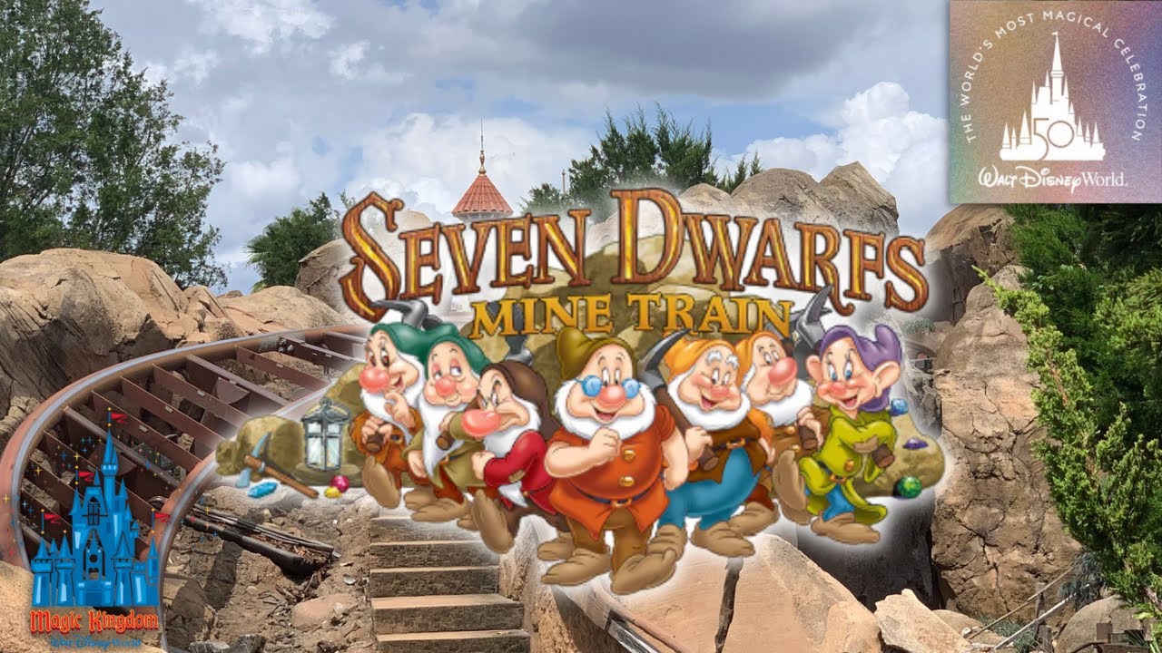 Seven Dwarfs Mine Train 4K POV - Magic Kingdom - Walt Disney World 50th ...