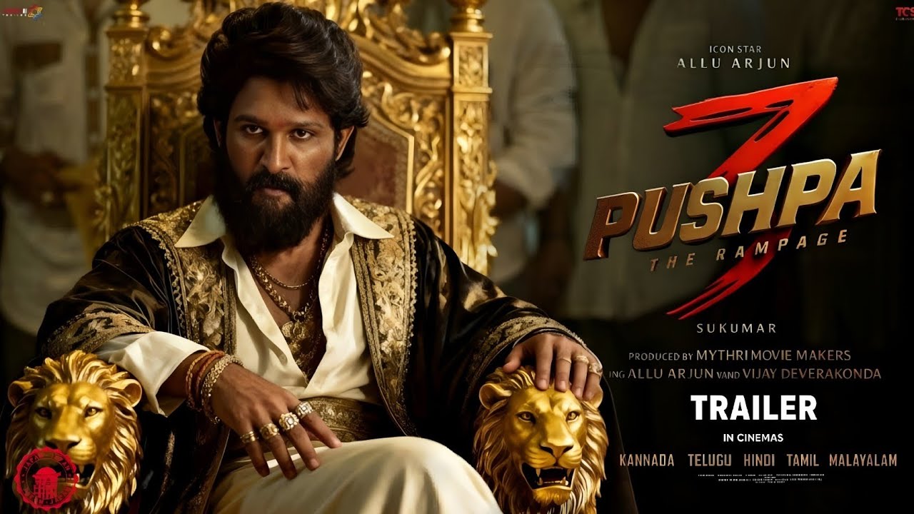 PUSHPA 3: THE RAMPAGE - First Look Trailer | AI Concept | Allu Arjun ...