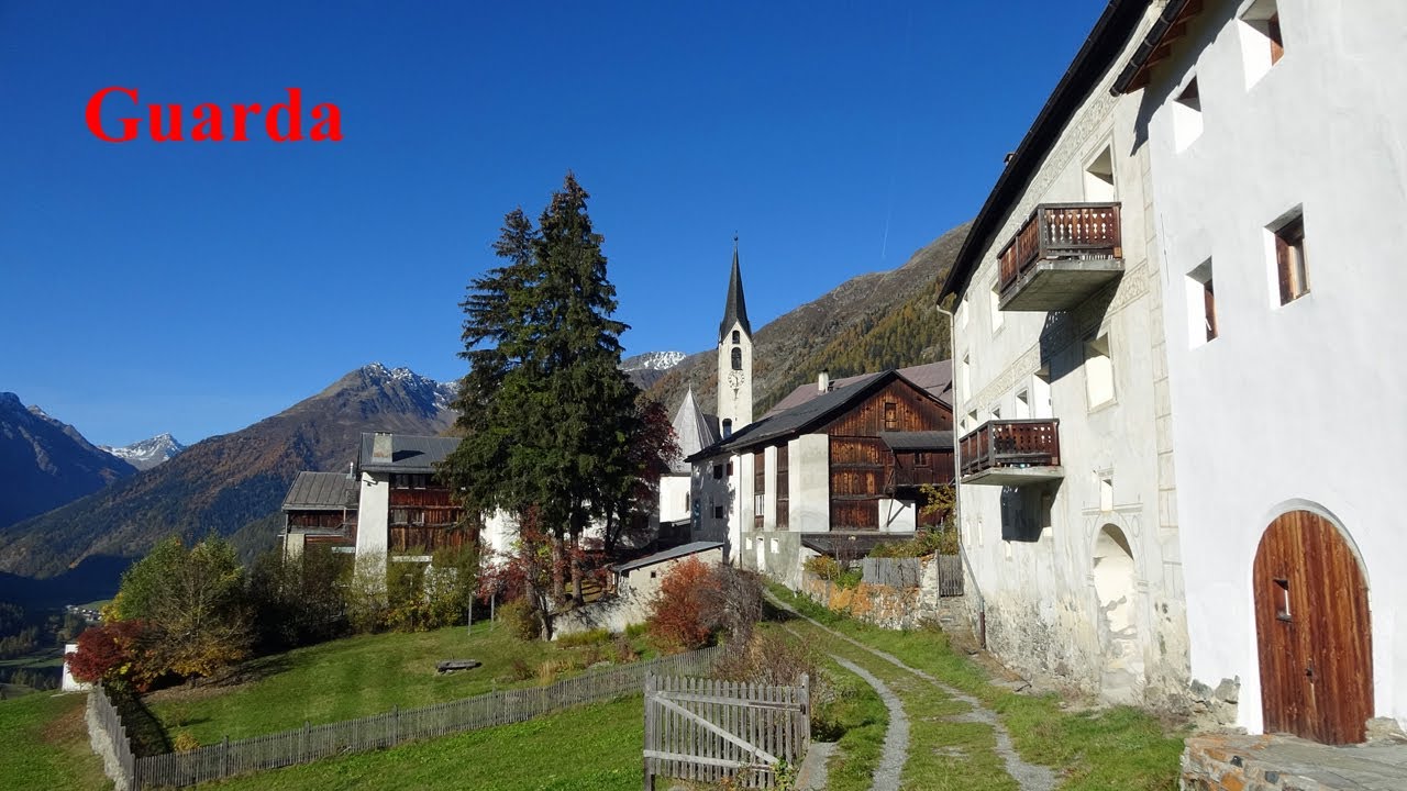 Guarda – a beautiful village in Engadin, Switzerland - YouTube