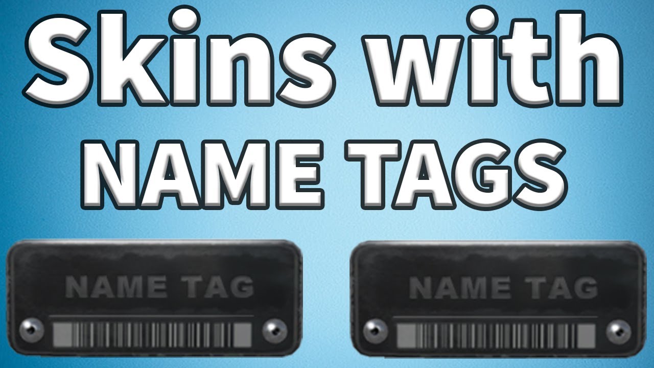 How to find Skins with Name Tags (tutorial) #shorts - YouTube