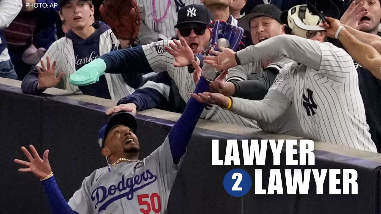 The Legalities of Baseball: World Series Fan Interference & Ball ...