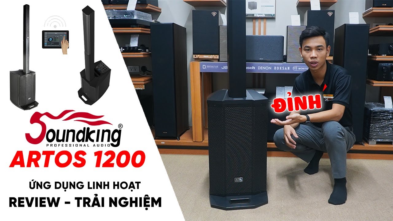Loa Soundking Artos 1200 // Loa Column Array Dưới 20 Triệu Review Trải Nghiệm Cực Chi Tiết - YouTube
