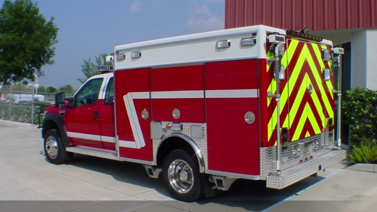 EVI custom 10-Ft. Non-Walk-In EMS / Light Rescue Fire Truck - YouTube