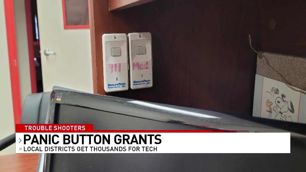 Panic buttons being installed in San Antonio schools - YouTube