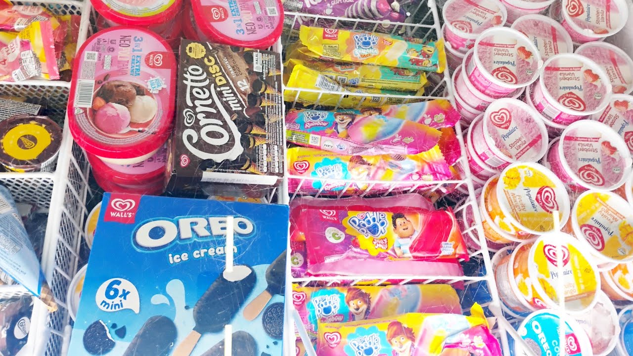 HUNTING ESKRIM , ICE CREAM , SNACKS , PERMEN YUPI KE ALFAMART !! - YouTube