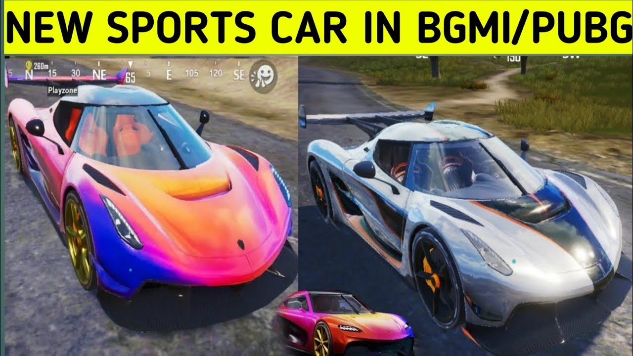 BGMI/PUBGM NEW SPORTS CAR RELEASE DATE | BGMI X KOENIGSEGG CARS | PUBG ...